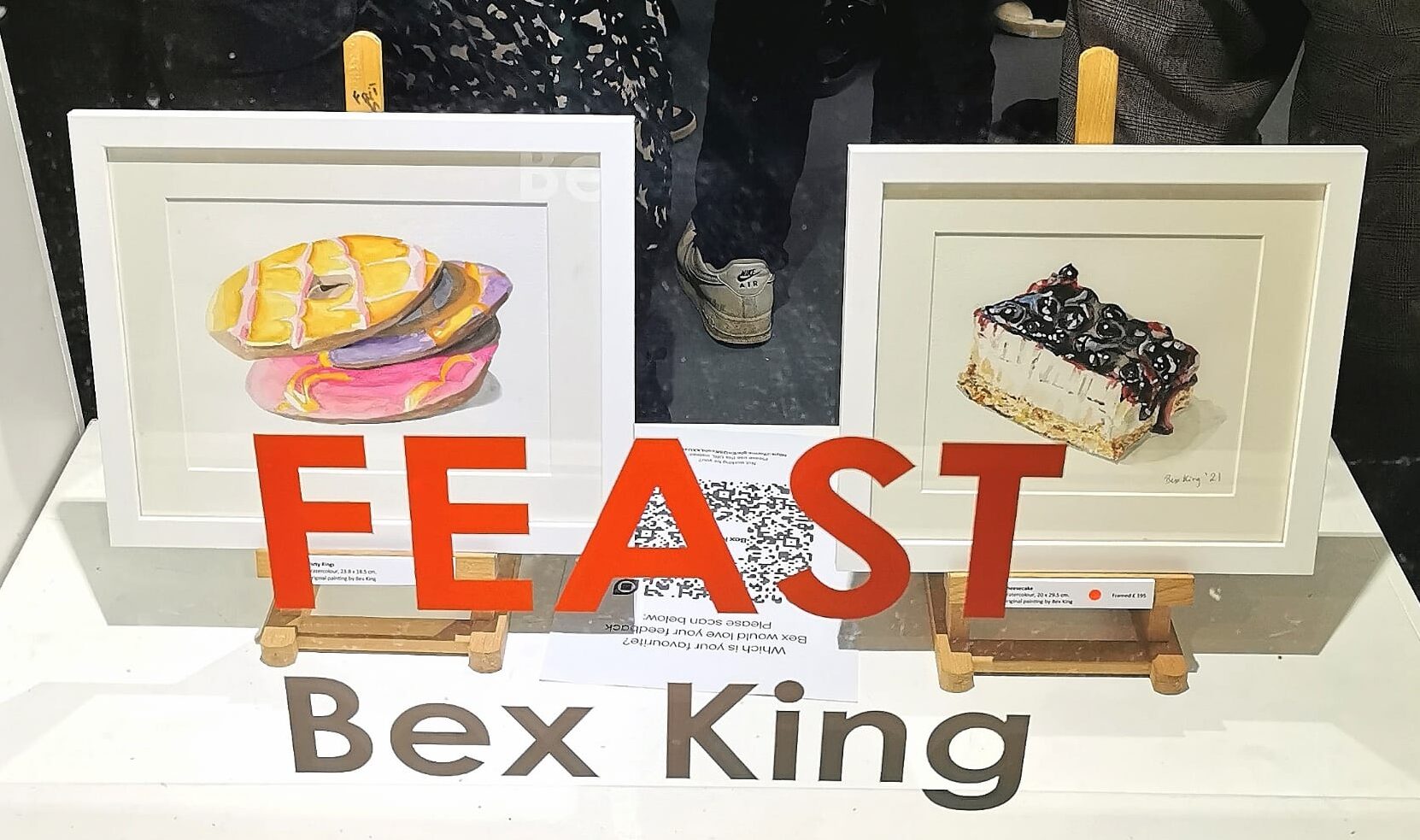 'Feast' Art Exhibition | 35 North Gallery, Brighton | Bex King Art